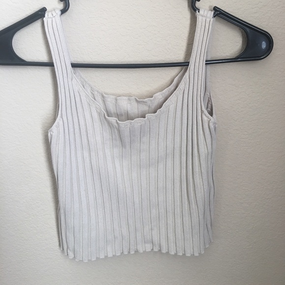 Tops | Tanbeige Ribbed Tank | Poshmark
